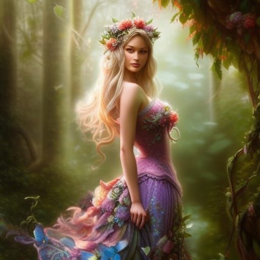 Passing Through the Forest II - AI Generated Artwork - NightCafe Creator