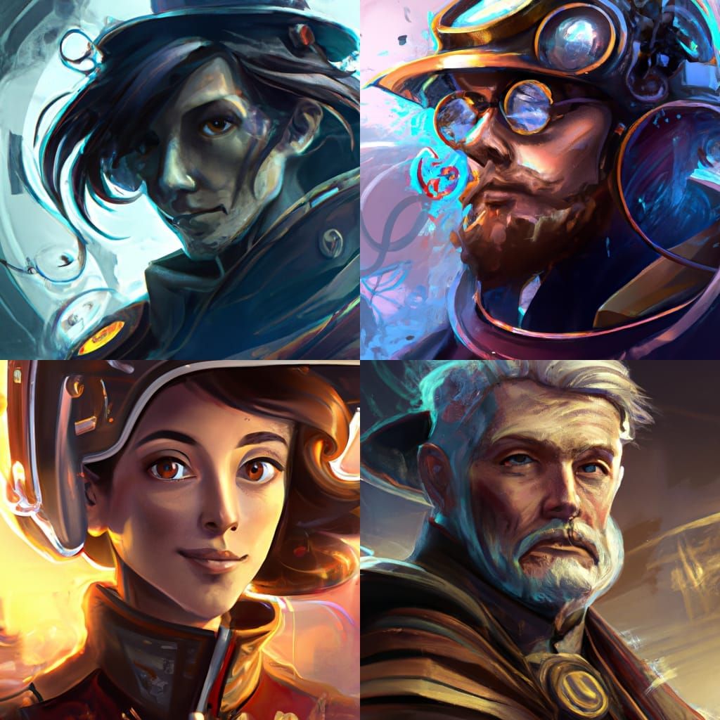 portrait of at time traveler - AI Generated Artwork - NightCafe Creator