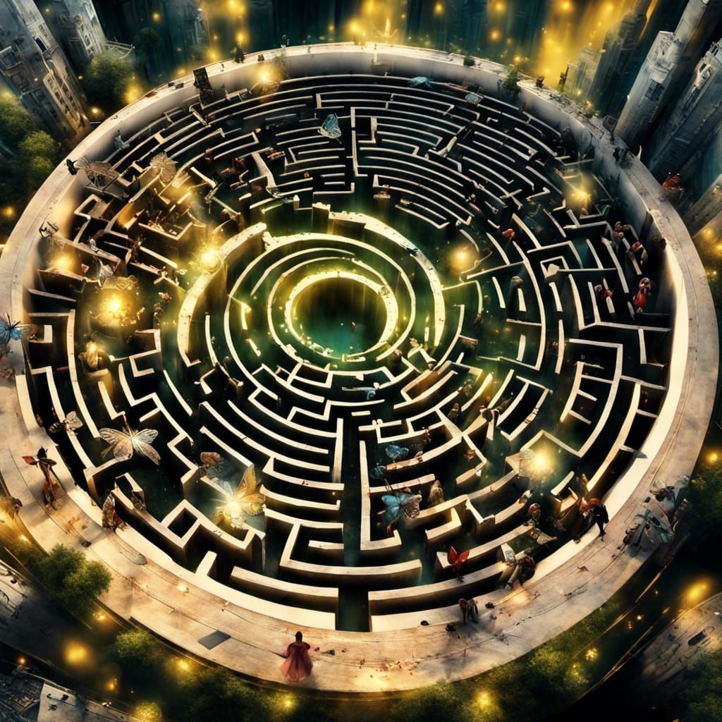 Enchanted Maze - AI Generated Artwork - NightCafe Creator