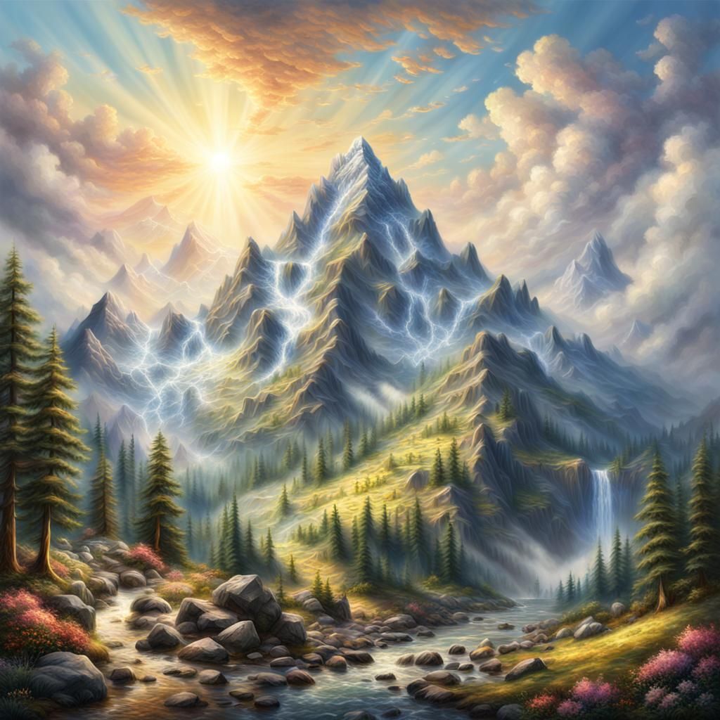 Mountain - AI Generated Artwork - NightCafe Creator