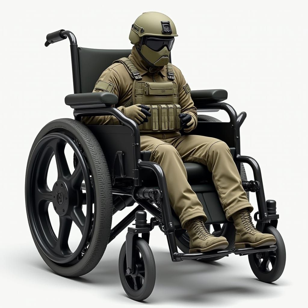 Tactical Assault Wheelchair - Tactical Assault Wheelchair