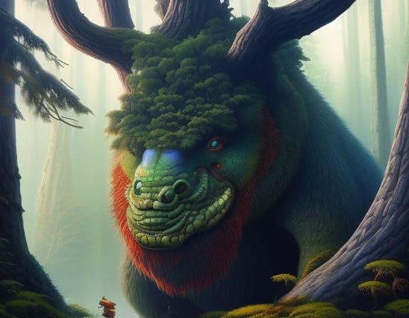 A Insanely Detailed Fantastical and Whimsical portrait Painting of an ...