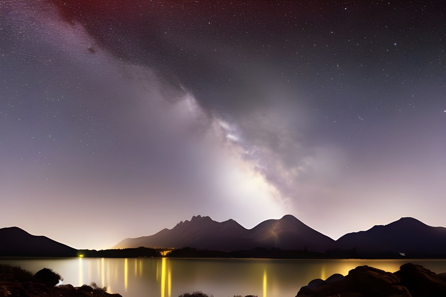 Magical Night Sky 🌌 - AI Generated Artwork - NightCafe Creator