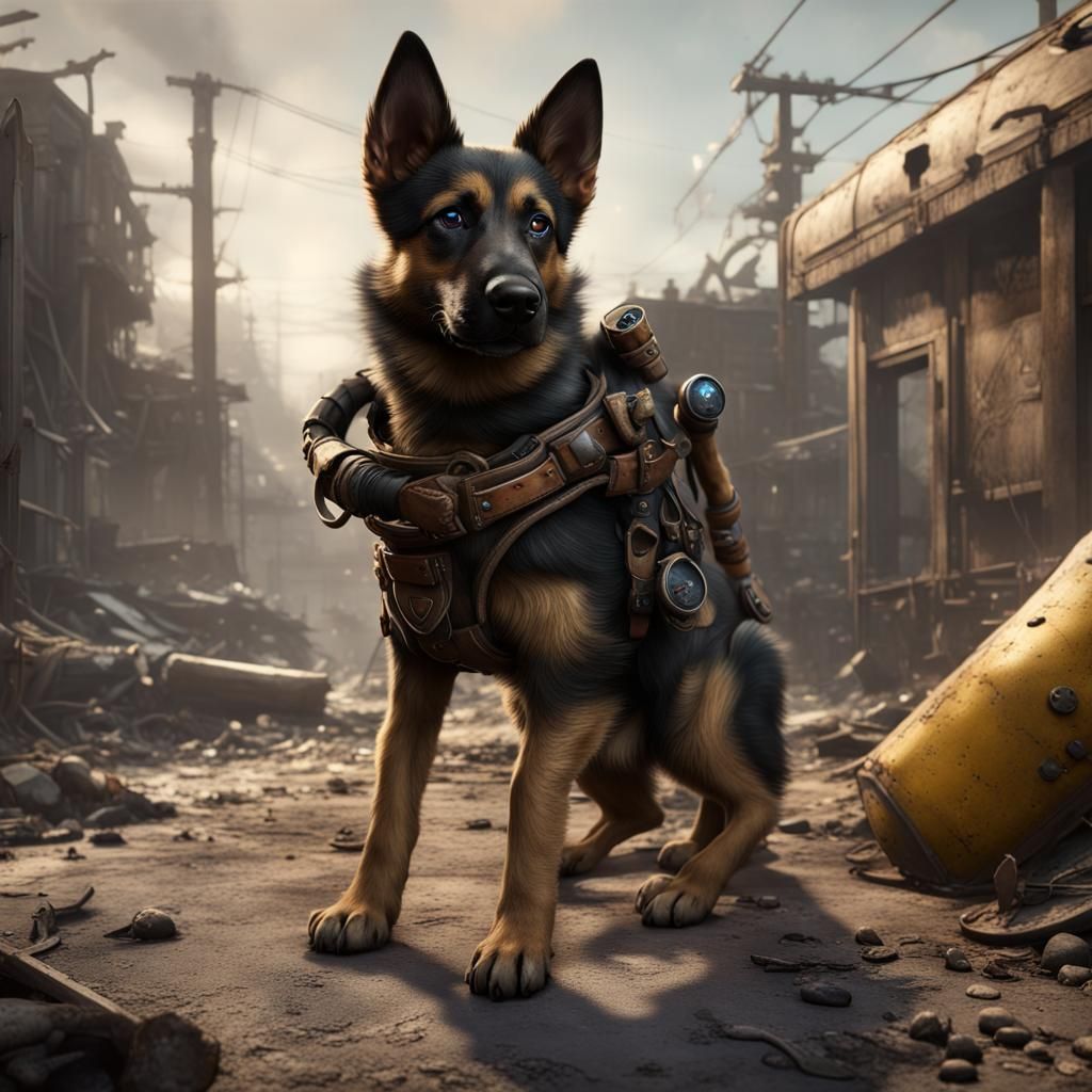 Young Dogmeat from FO4 - AI Generated Artwork - NightCafe Creator