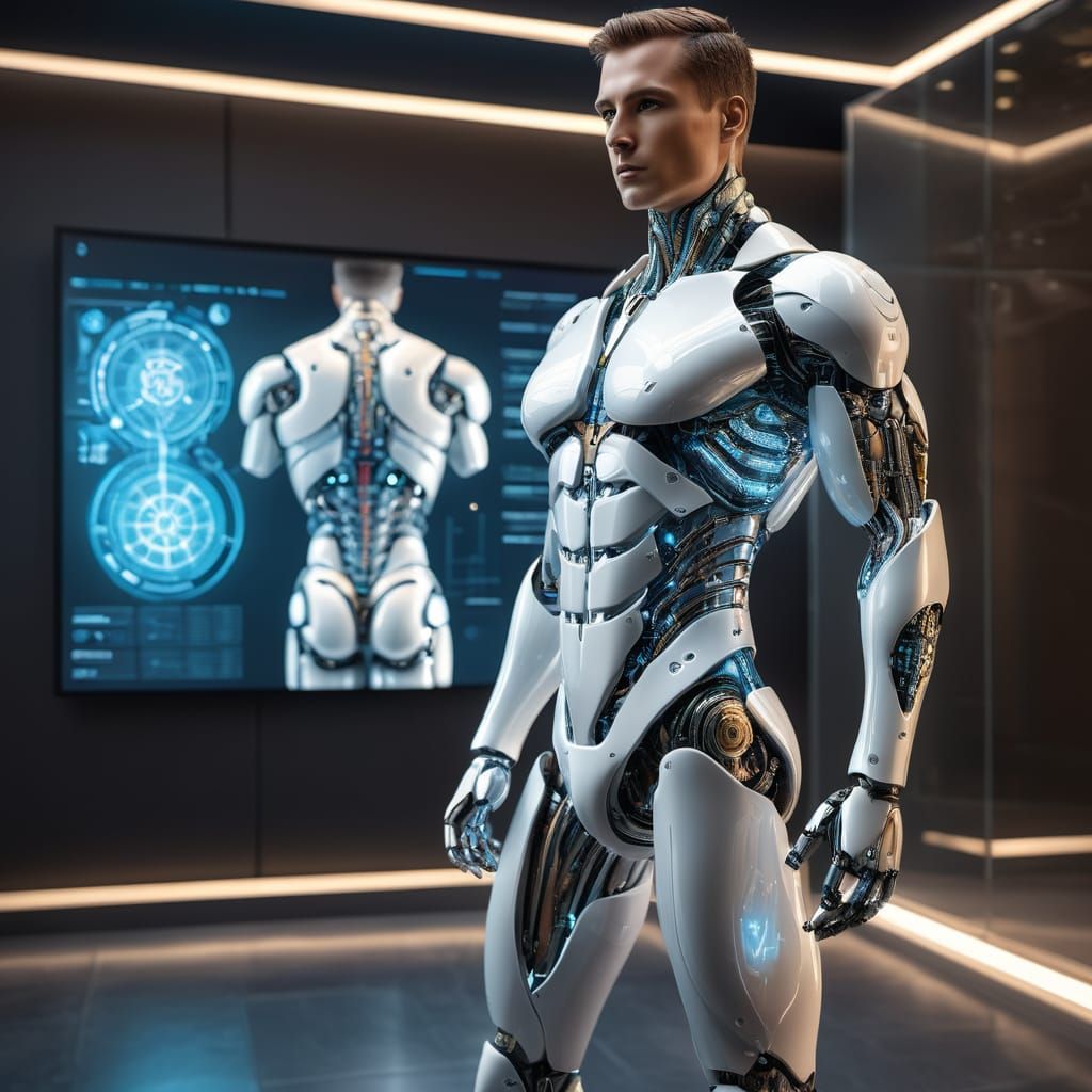 Artificial Intelligence Male Model VII - AI Generated Artwork ...