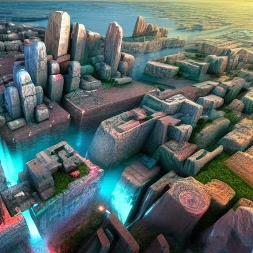 Stonepunk City - AI Generated Artwork - NightCafe Creator