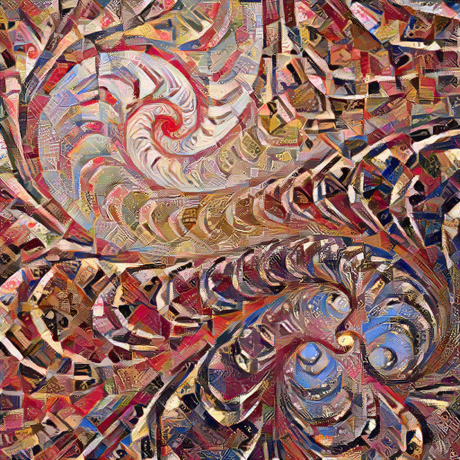 Fractal11 + Quilt - AI Generated Artwork - NightCafe Creator