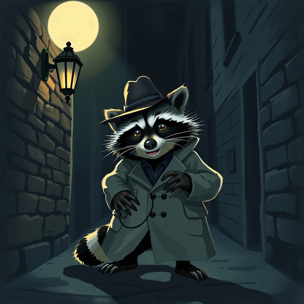 Detective Rory Raccoon - Detective Rory Raccoon