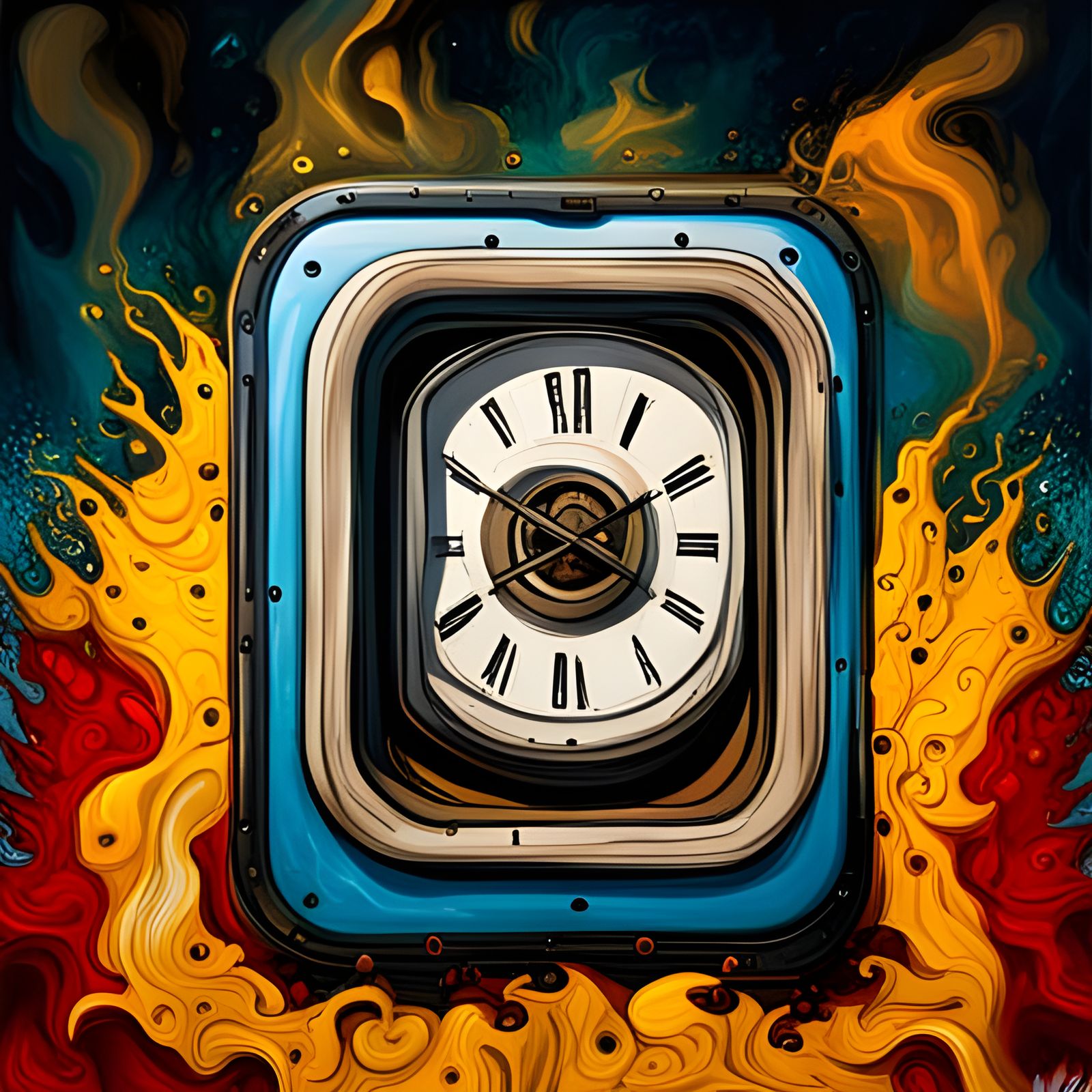 Time Flux - AI Generated Artwork - NightCafe Creator