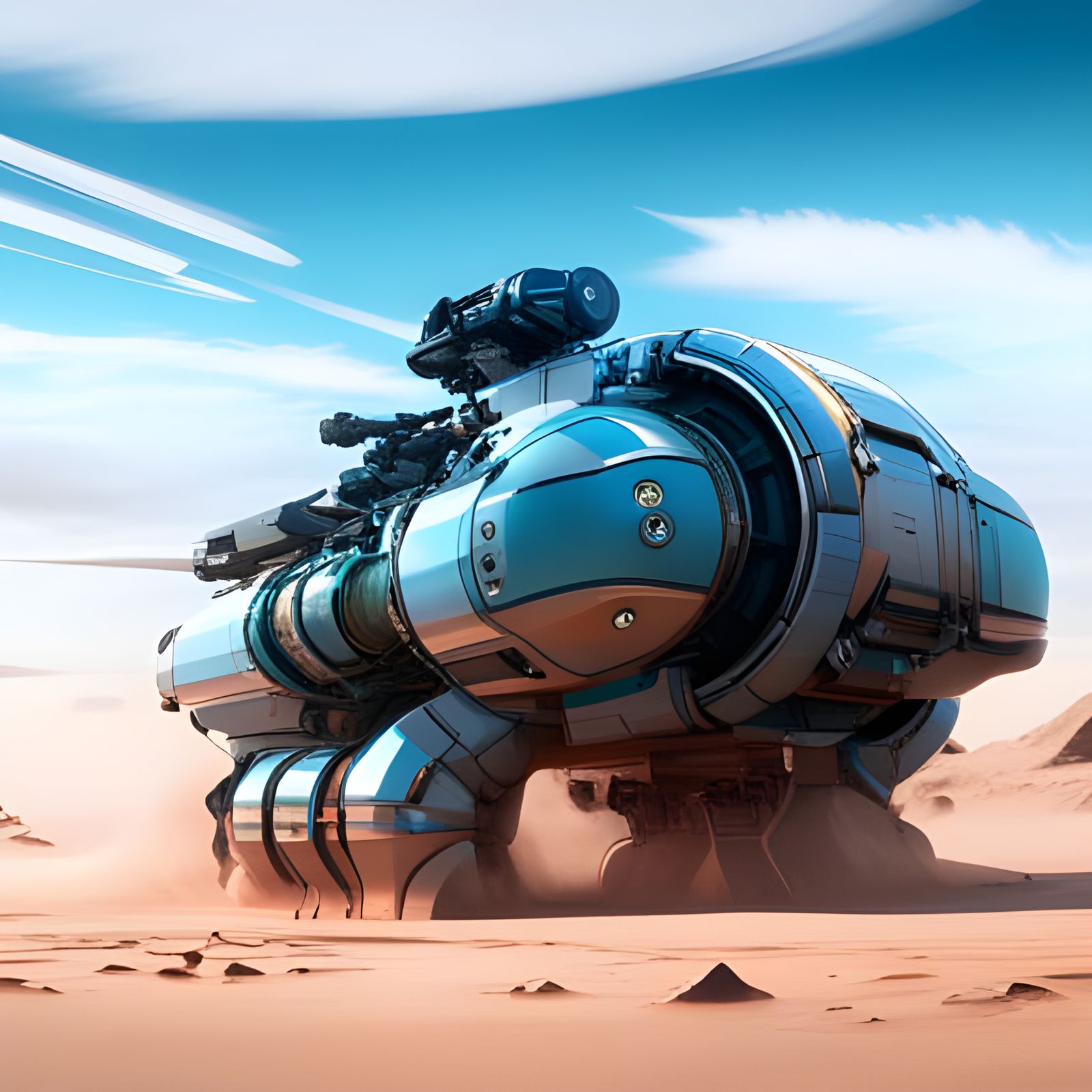 Armoured Assault Pod - AI Generated Artwork - NightCafe Creator