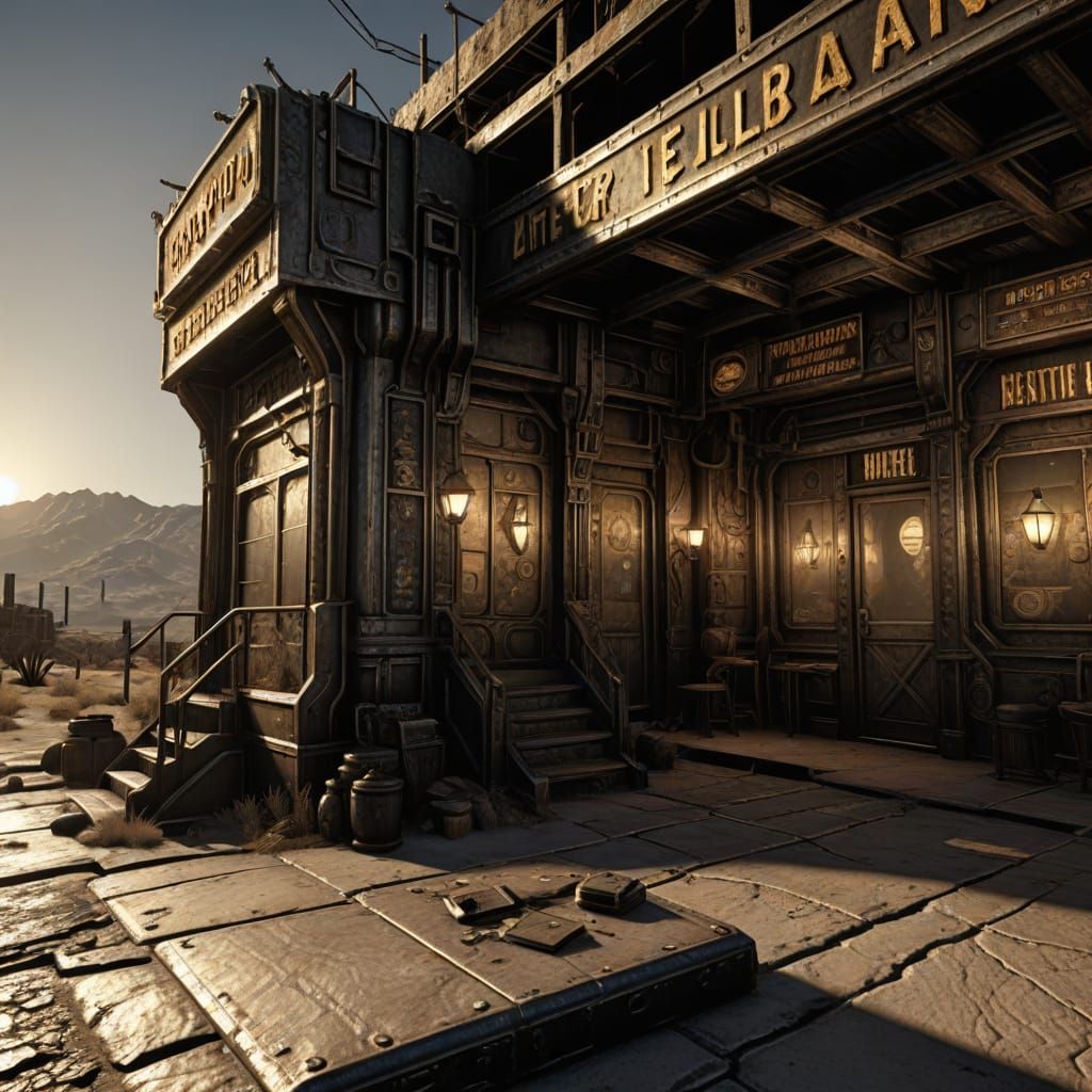 Epic Fallout New Vegas Scene in Ultra Realism - AI Art