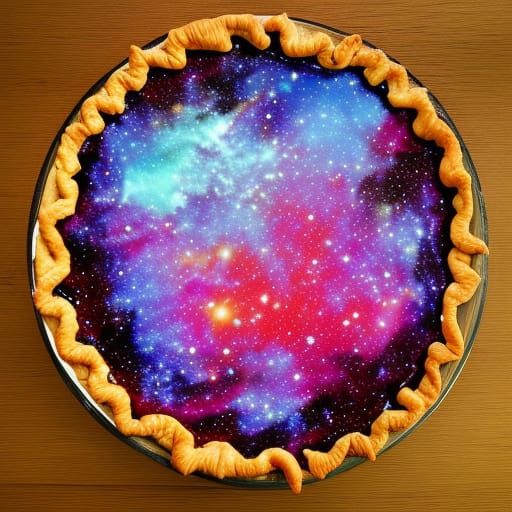 Ultimate Cosmic Pie - AI Generated Artwork - NightCafe Creator