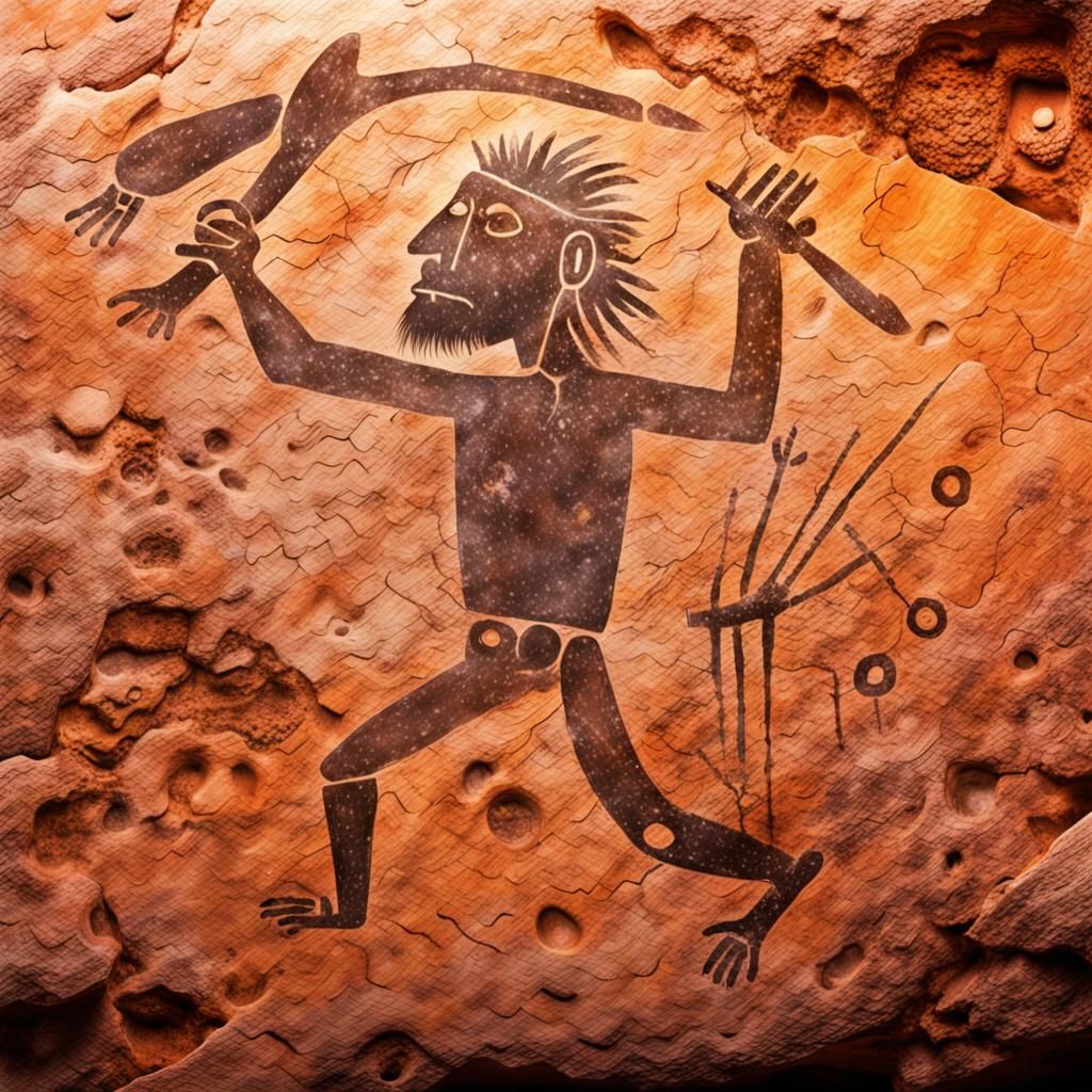 A Caveman Drew This. - AI Generated Artwork - NightCafe Creator