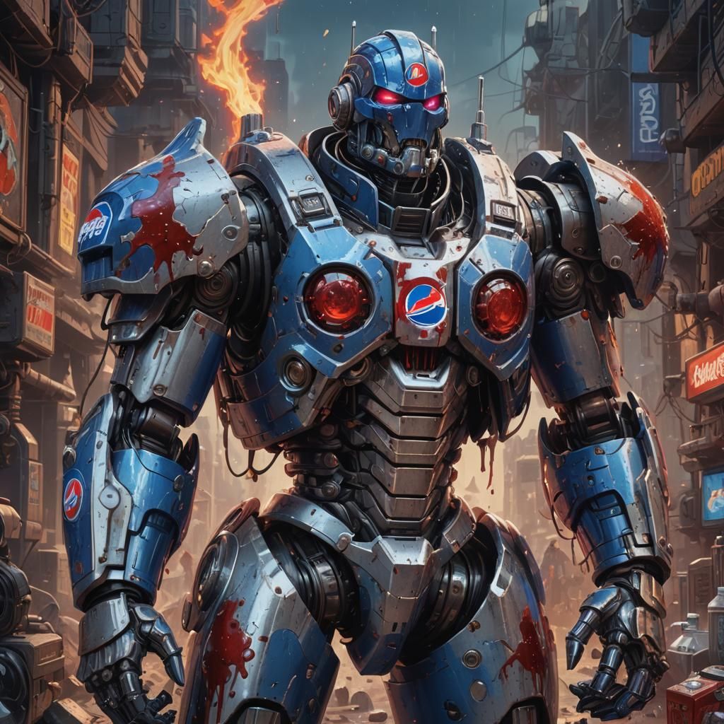 new pepsi-man - AI Generated Artwork - NightCafe Creator