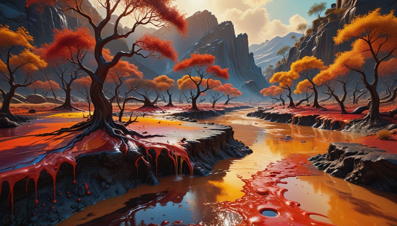 Dripping Landscape - Dripping Landscape