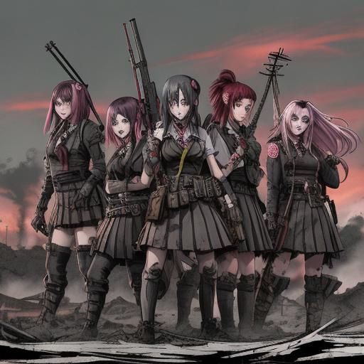 Cannibal Schoolgirls (18+) - AI Generated Artwork - NightCafe Creator