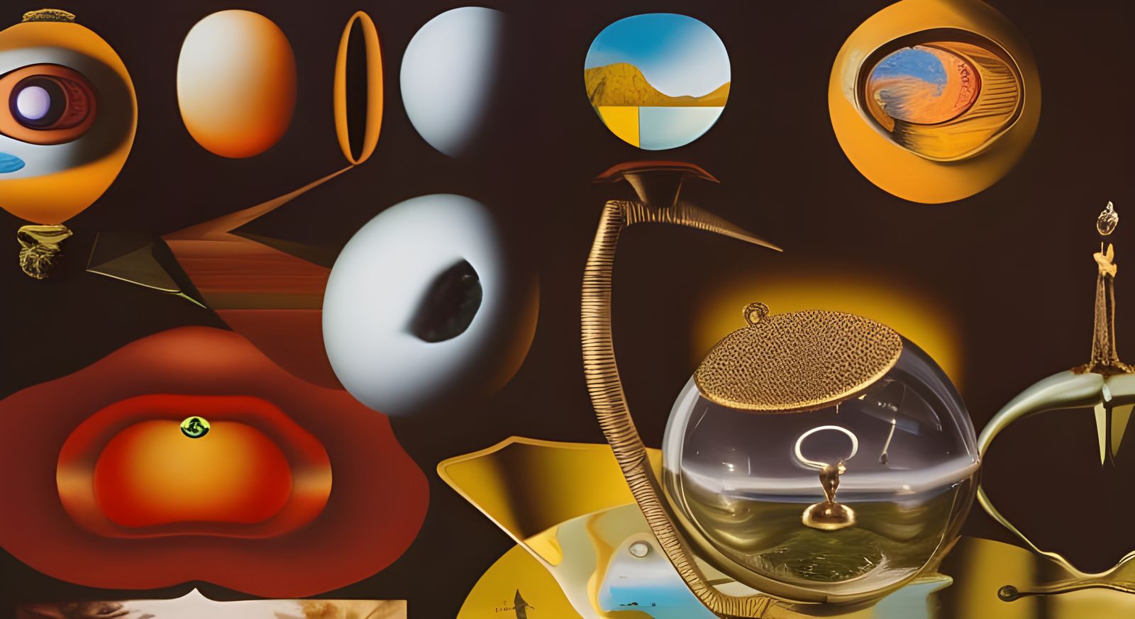 Salvadore Dali Collage - AI Generated Artwork - NightCafe Creator