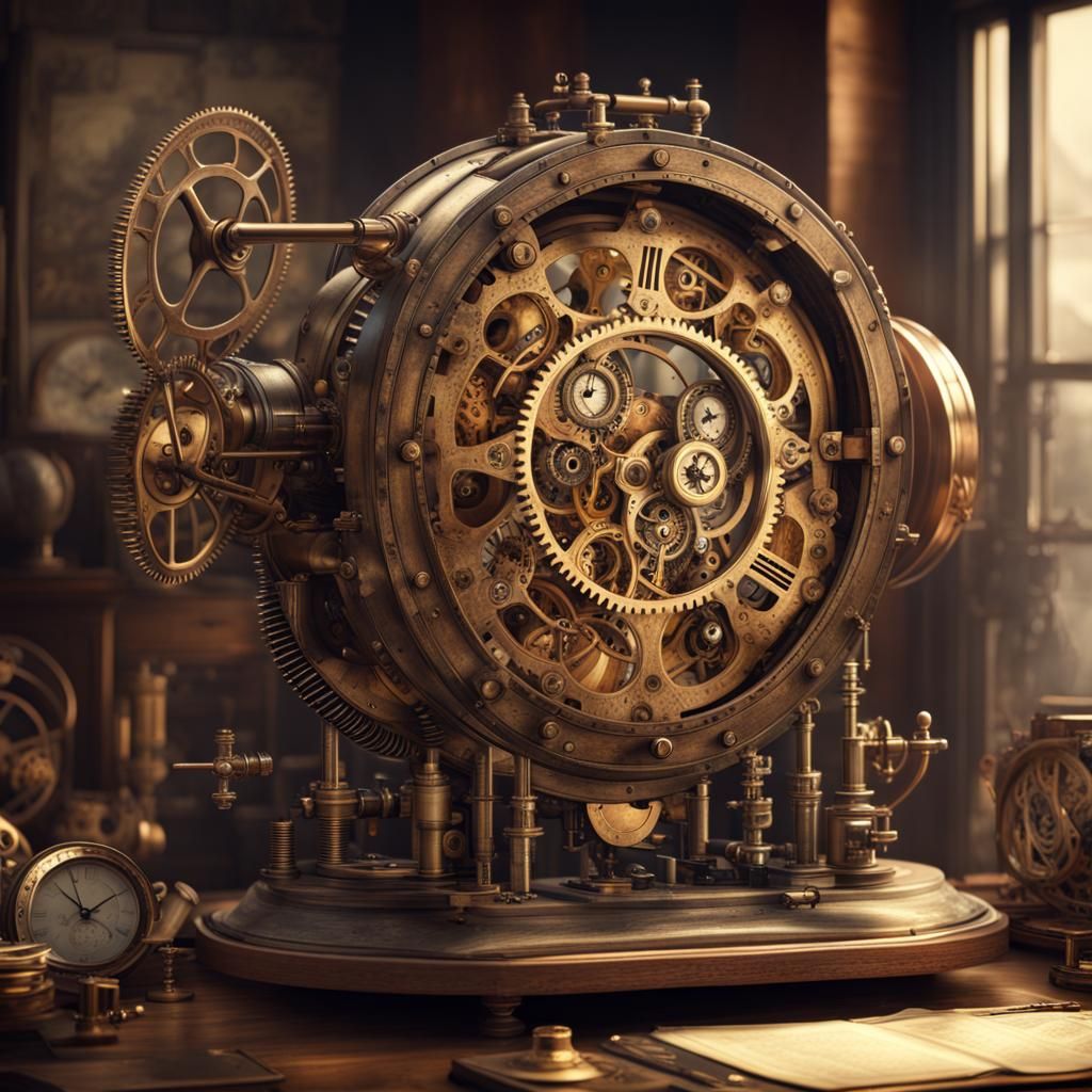 Time machine - AI Generated Artwork - NightCafe Creator