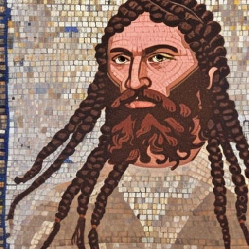 Official Portrait of a Tsar with Dread Lock and the Face of Vladimir ...