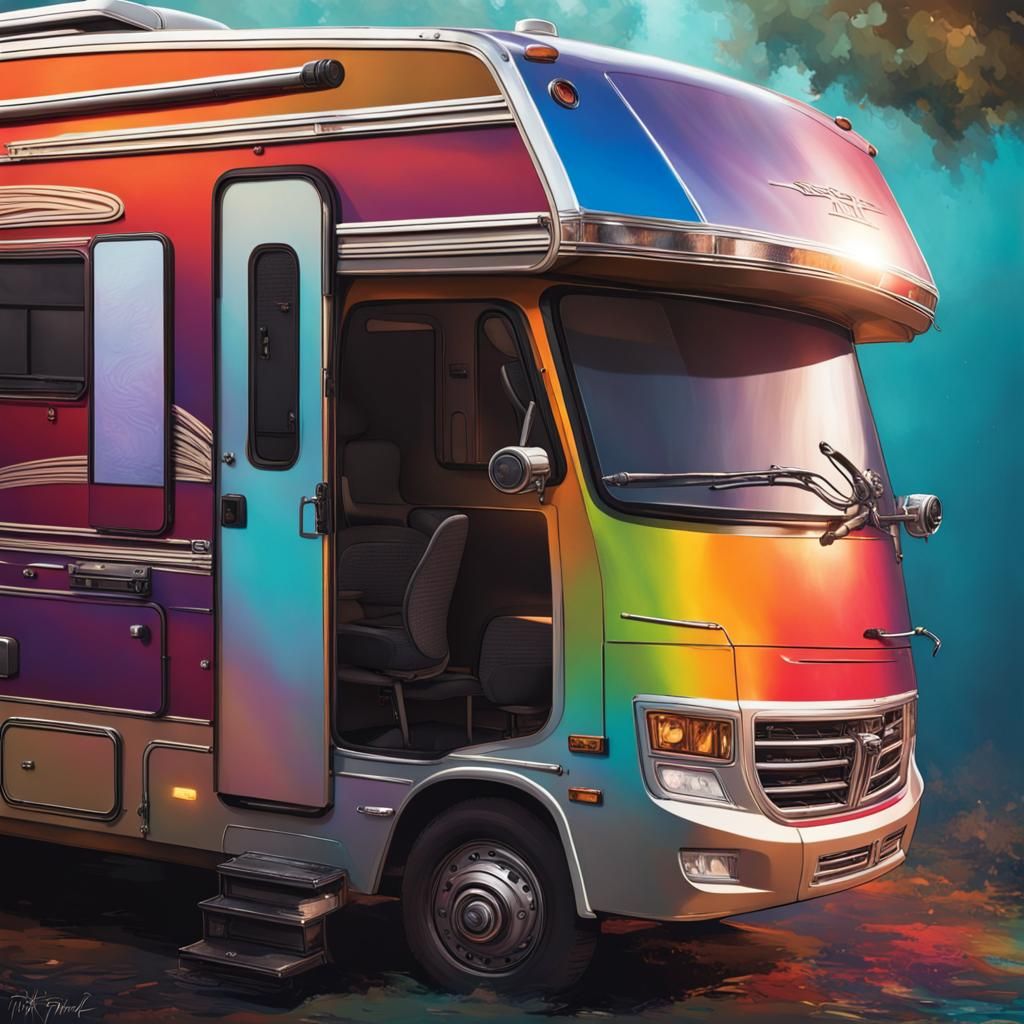 RV with Pride - AI Generated Artwork - NightCafe Creator