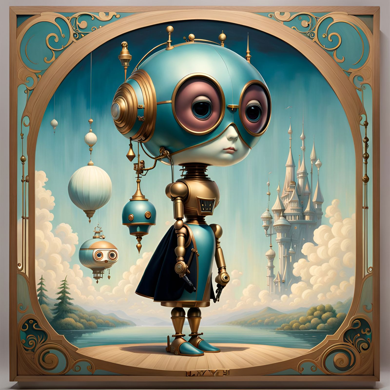 Robotine - AI Generated Artwork - NightCafe Creator