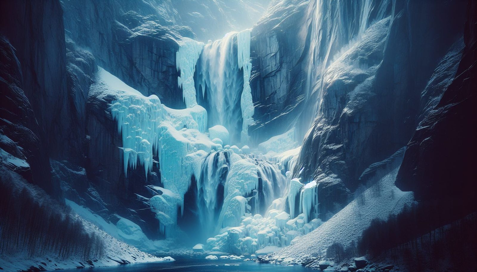 Masterpiece Monday - Frozen Norwegian Fjords - AI Generated Artwork ...