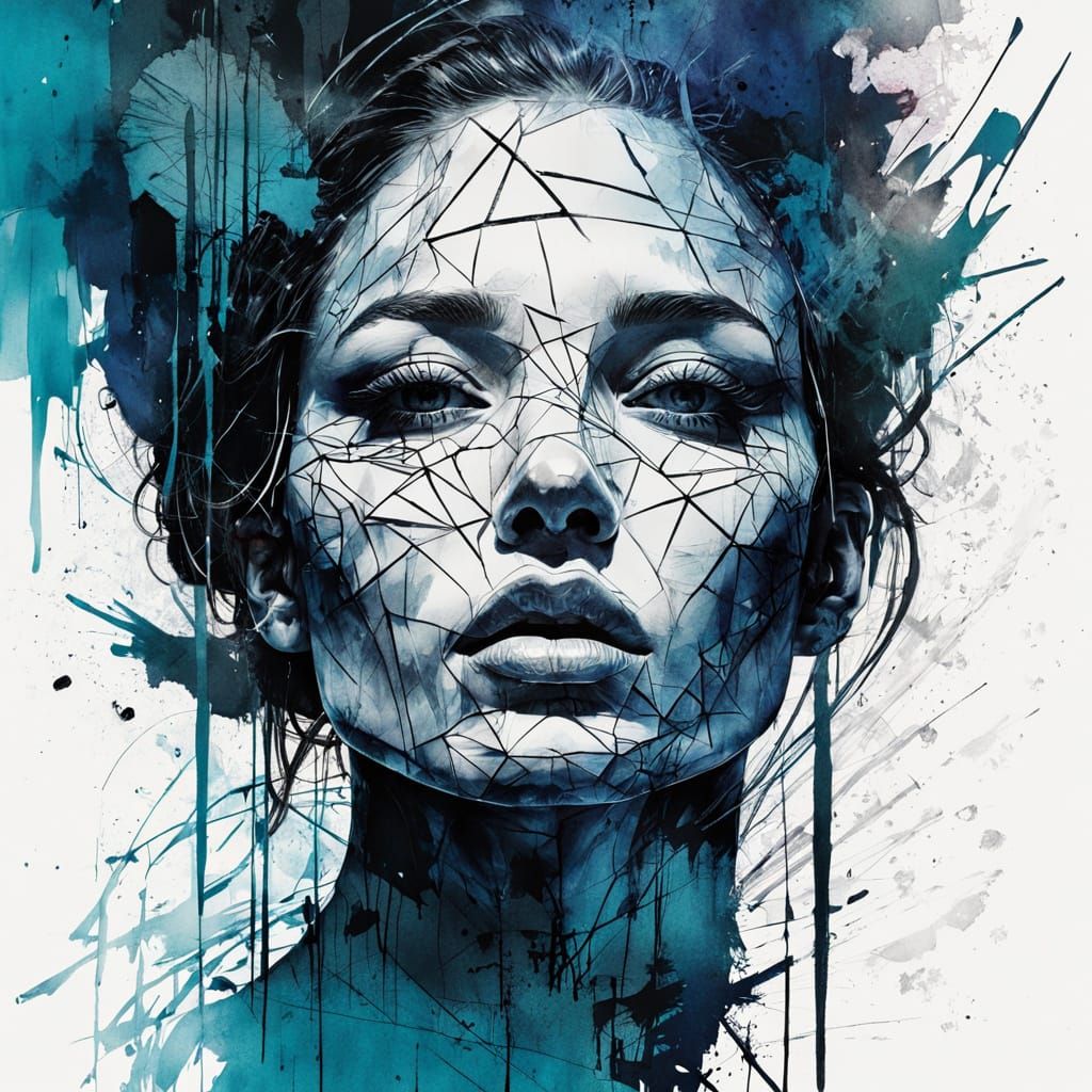 Cracked face - Glowing Cracked Porcelain Beauty in Ethereal ...