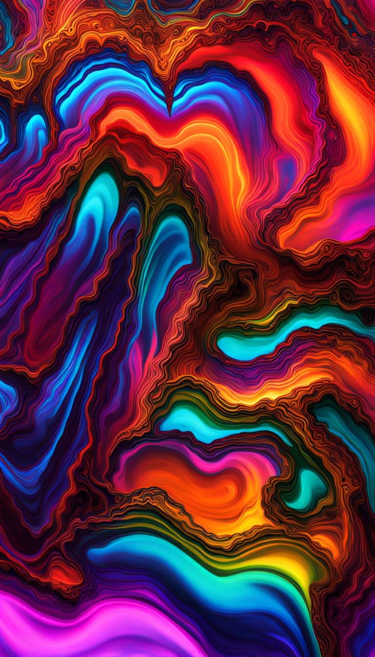 visualization " Tangerine Dream Logos " as chromed... - AI Art