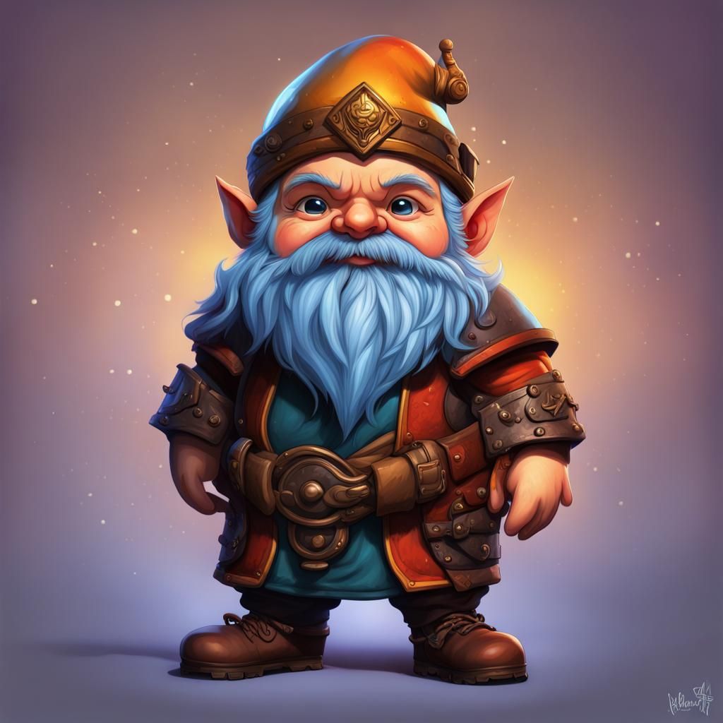 Chibi Dori the dwarf - AI Generated Artwork - NightCafe Creator