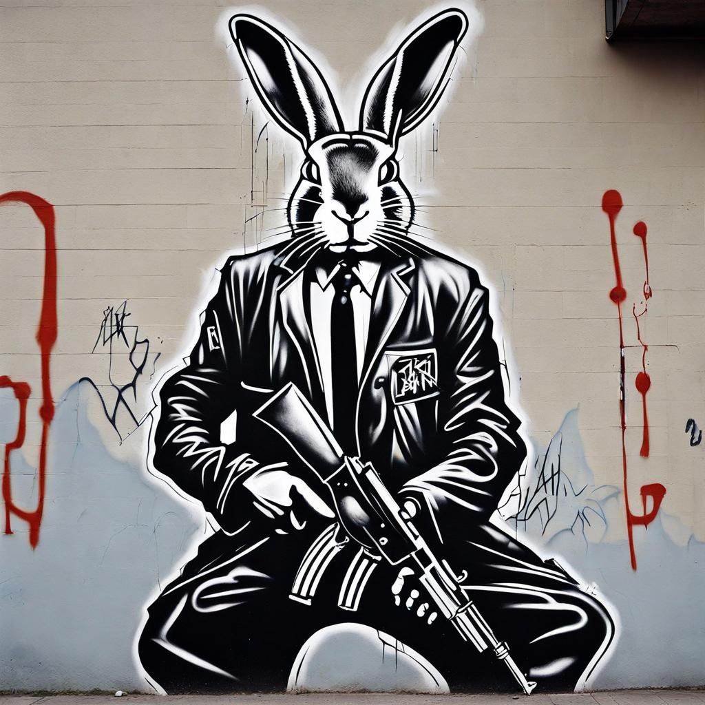 Yakuza Bunny - AI Generated Artwork - NightCafe Creator