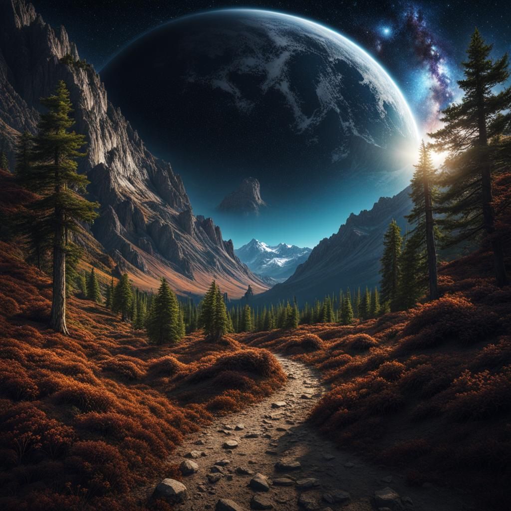 Unbeaten Path - AI Generated Artwork - NightCafe Creator