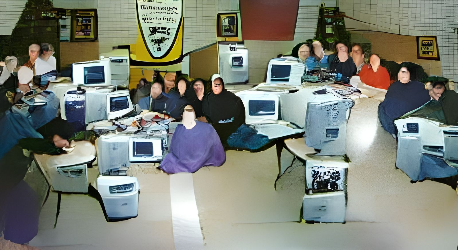 Photo of the high school computer club in 1998 - AI Generated Artwork ...