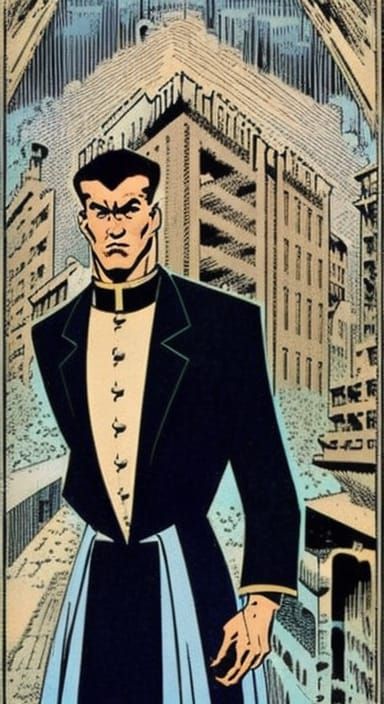 Father Clint, Action Prelate! : r/nightcafe