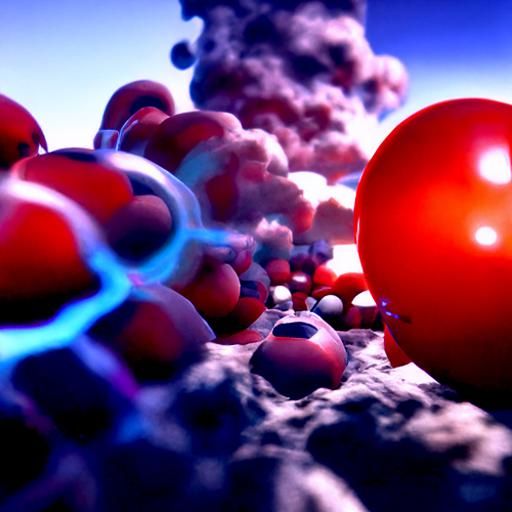 Electrons orbiting atomic nucleus 8k resolution beautiful Unreal Engine ...