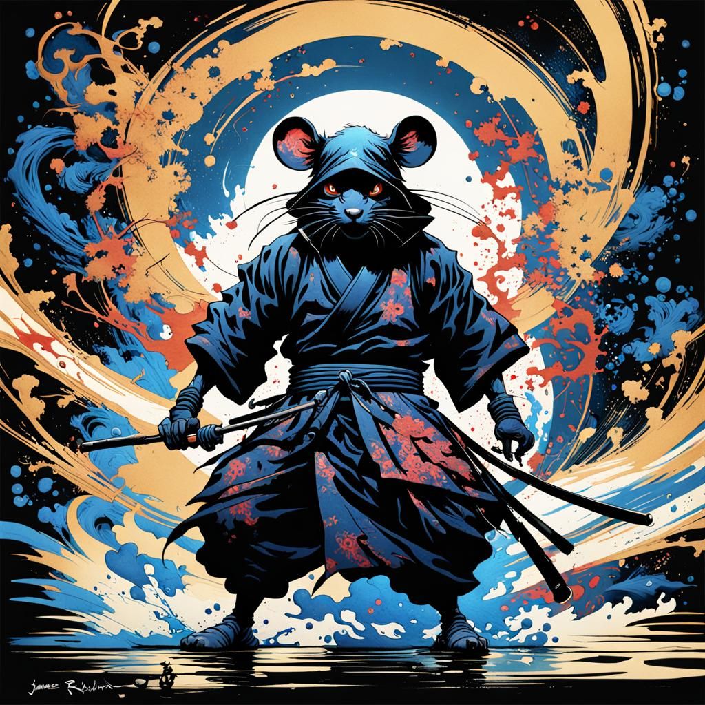 ninja rat - AI Generated Artwork - NightCafe Creator