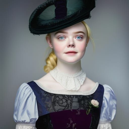 Elle Fanning Ai Generated Artwork Nightcafe Creator