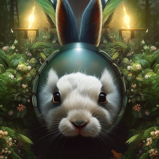 Mystic Rabbit - AI Generated Artwork - NightCafe Creator
