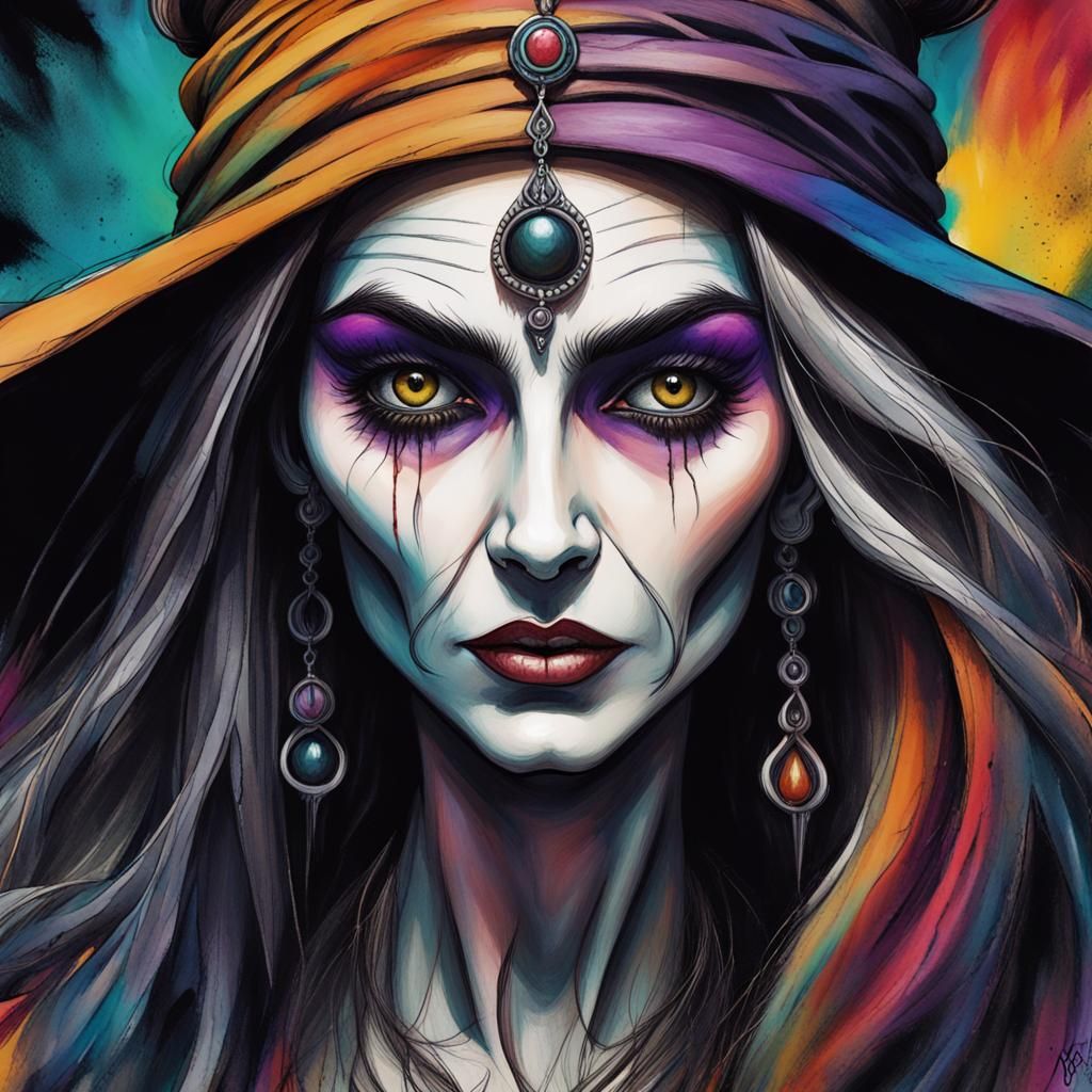 CrowPickkle's Gypsy Woman - AI Generated Artwork - NightCafe Creator
