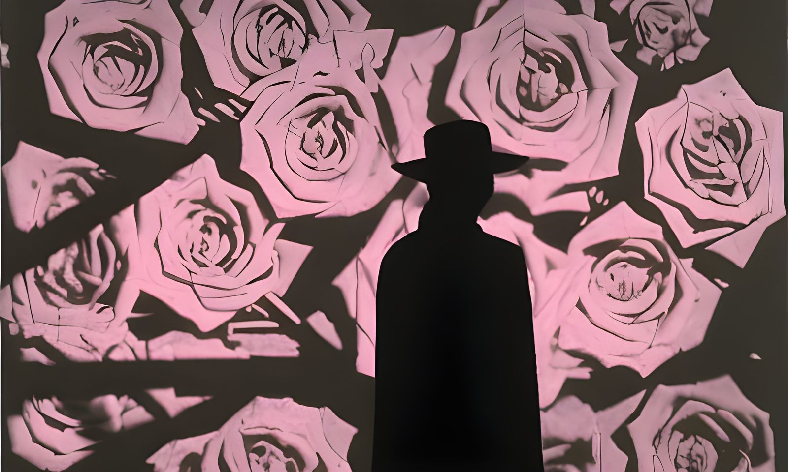 Gothic Shadow; Roses 2 - AI Generated Artwork - NightCafe Creator