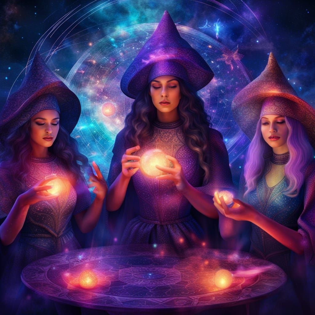 beautiful witches - AI Generated Artwork - NightCafe Creator