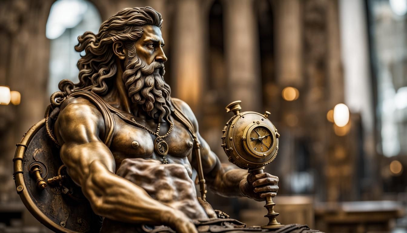 Sculpture of Zeus - AI Generated Artwork - NightCafe Creator