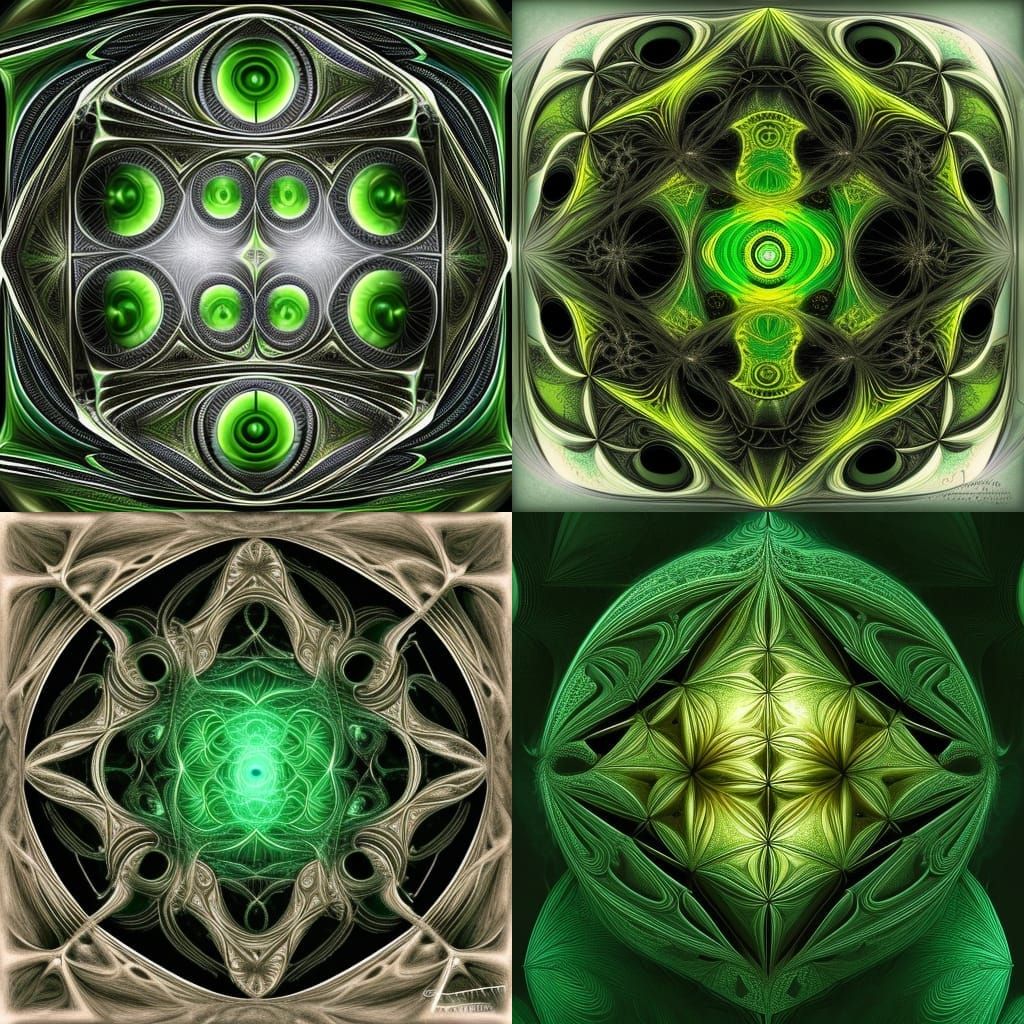 Fibonacci mathematical fractal multi-demensional hyper-cube; intricate ...