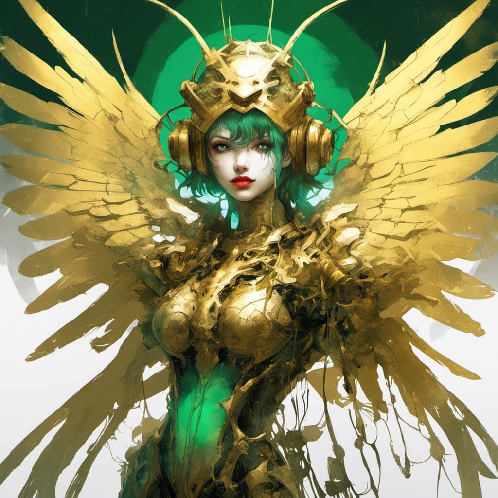 Emerald Women - AI Generated Artwork - NightCafe Creator