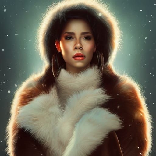 Winter Royalty Raya II - AI Generated Artwork - NightCafe Creator