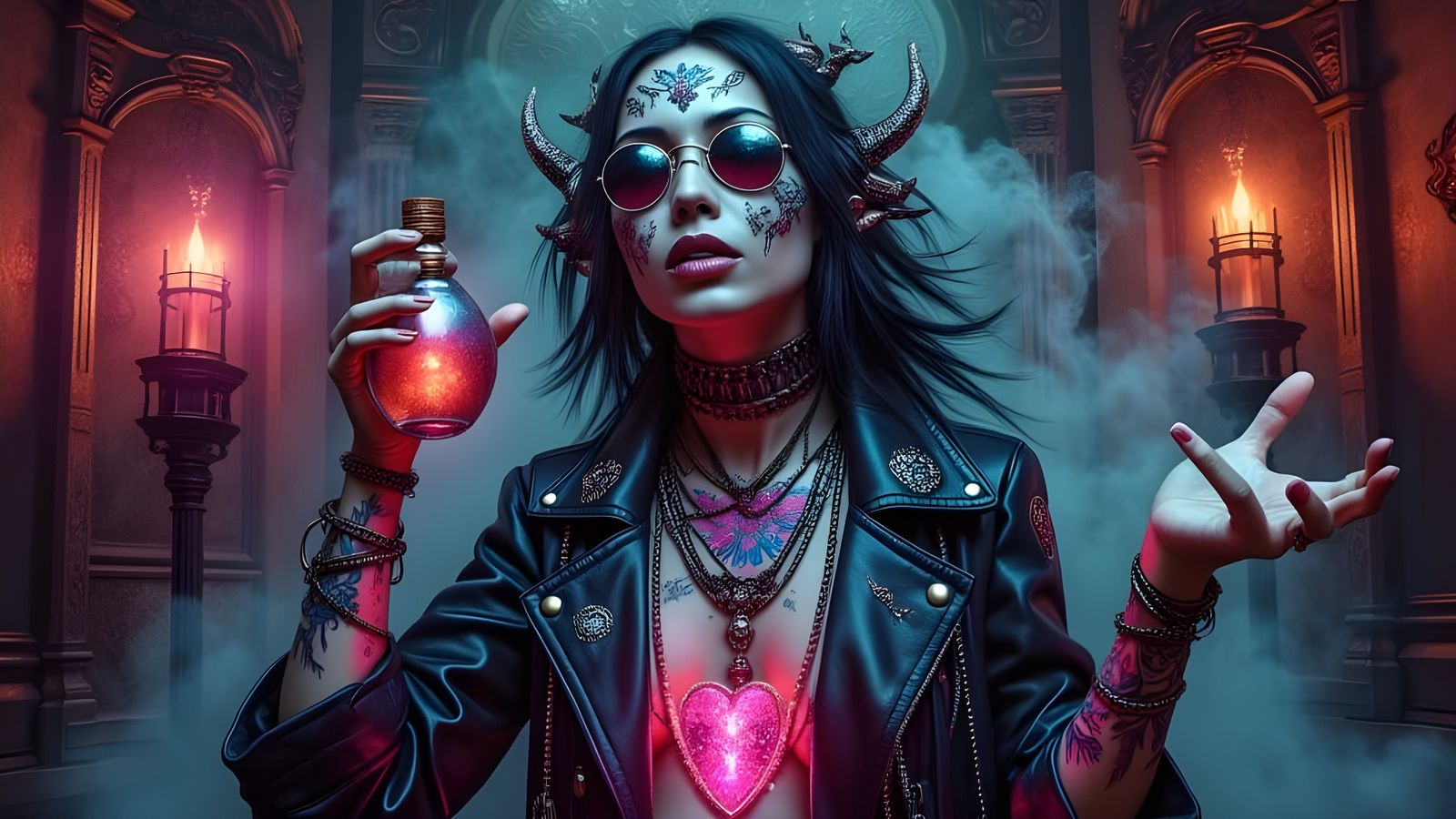 Punk Vampire Seeks Redemption in a Gritty Fantasy ... - AI Art