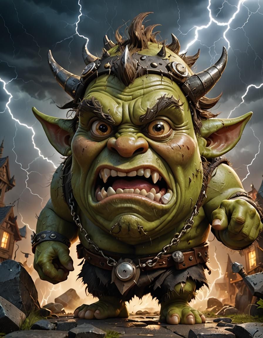 Angry Shrek - AI Generated Artwork - NightCafe Creator
