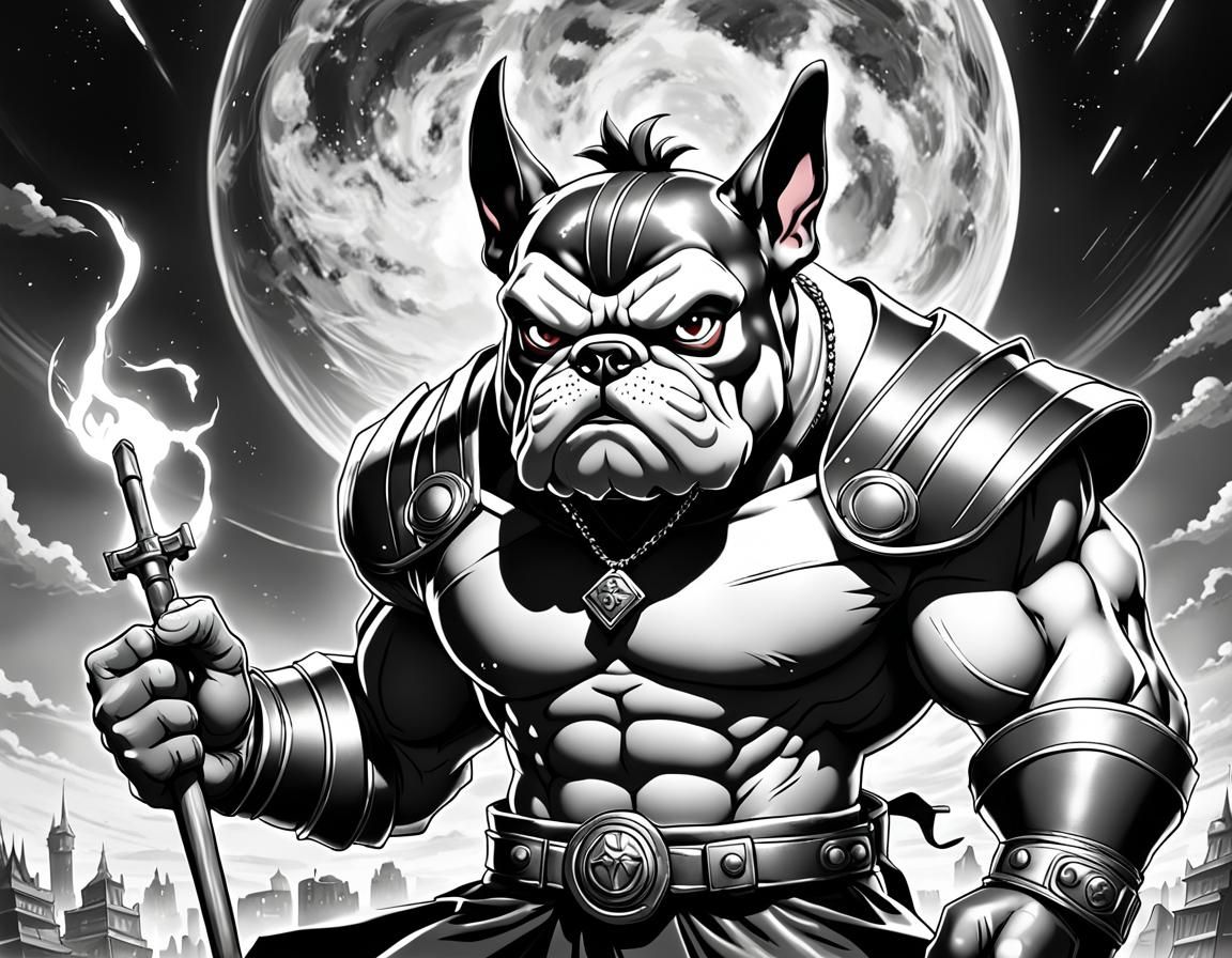 French Bulldog Wizard - AI Generated Artwork - NightCafe Creator