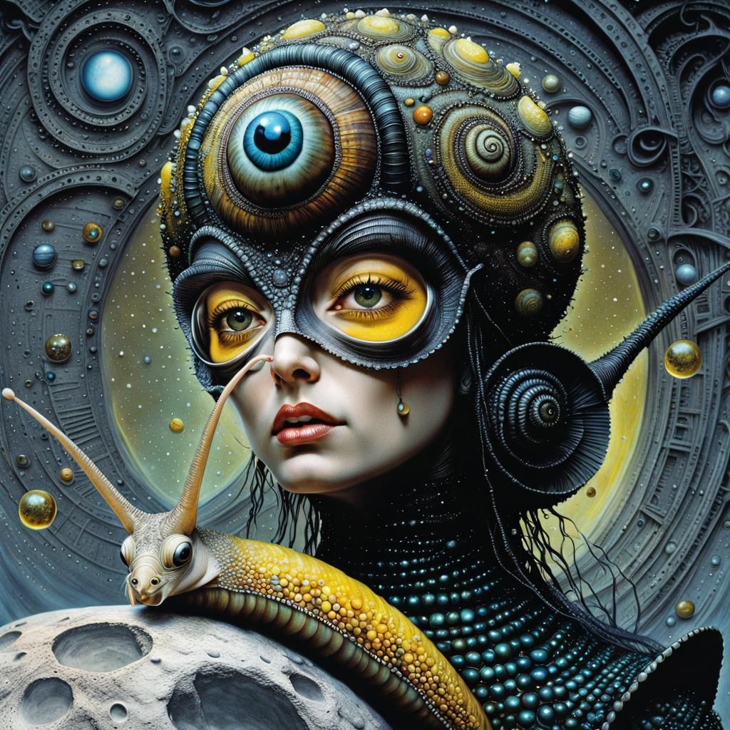 She Who Controls The Spice Controls The Snailverse - AI Generated Artwork - NightCafe Creator