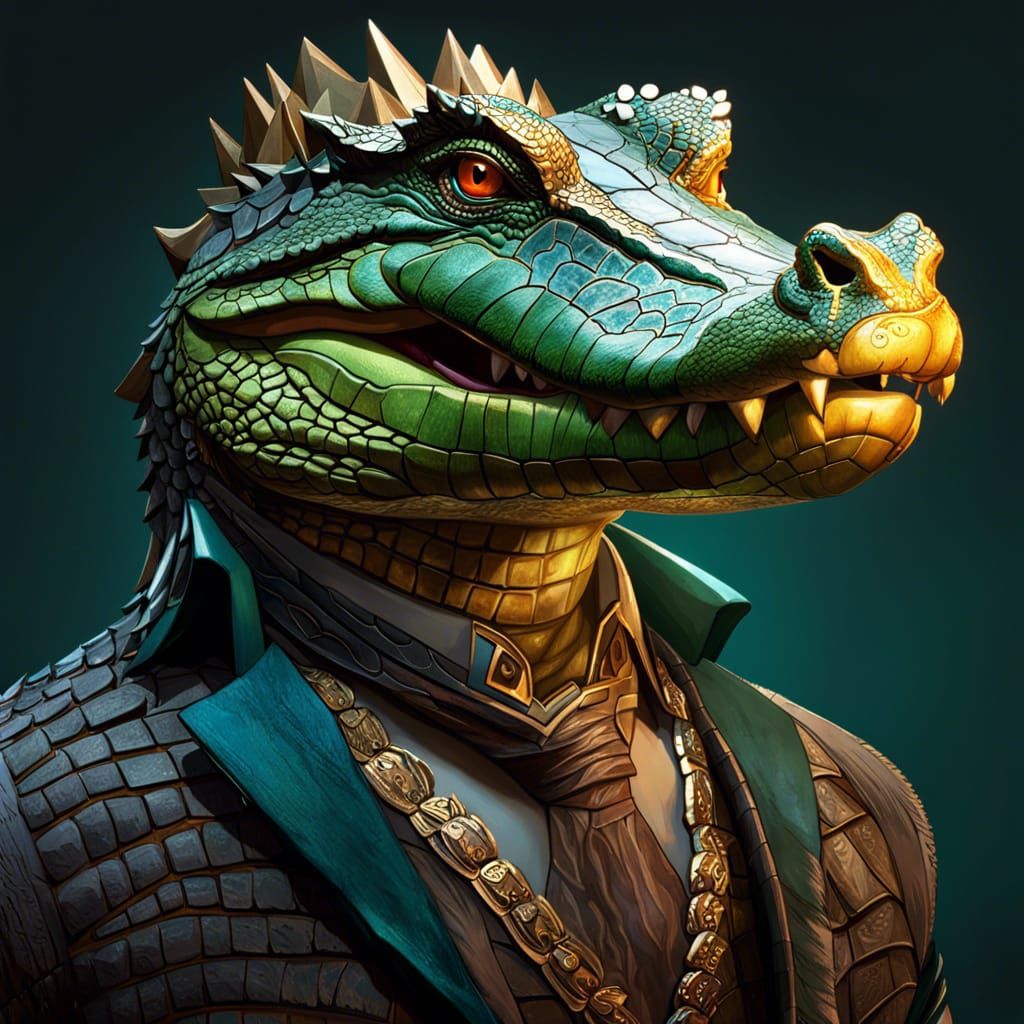 Mr gator - AI Generated Artwork - NightCafe Creator