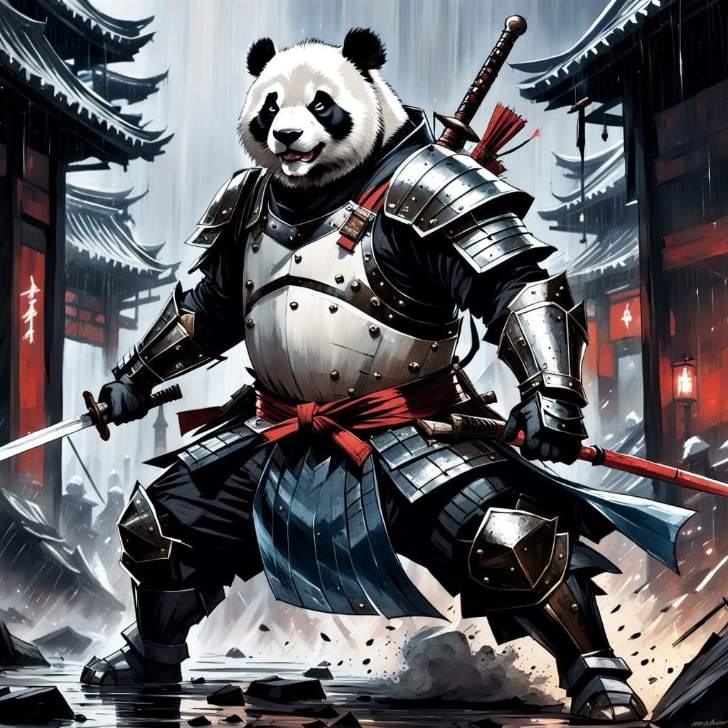 Samurai Panda - AI Generated Artwork - NightCafe Creator